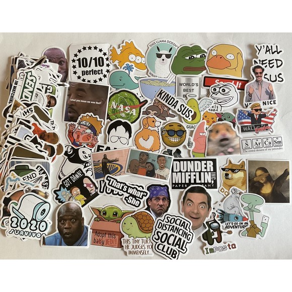 Unbranded | Office | Meme Sticker Lot 0 Vinyl Laptop Luggage Decals ...